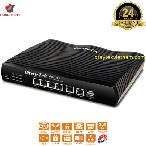 Router DrayTek Vigor2926 Thiết Bị Mạng Draytek Chính Hãng