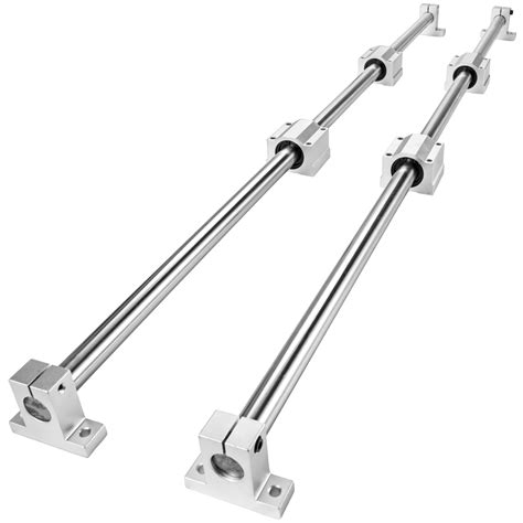 Vevor Linear Rail Slide 2pcs 20mm X 1000mm Linear Bearing Slide Set