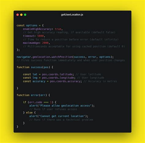 Get Live User Location Using The Html5 Geolocation Api 🌎📍 R Javascripttips
