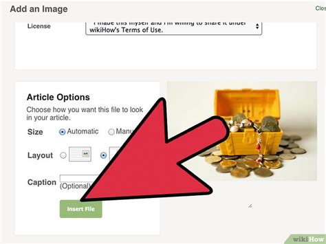 Cómo insertar una imagen en un artículo de wikiHow