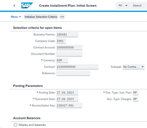 Installment Plans With Interest Calculation In Sap Sap Community