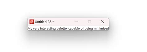 Front End Can One Make A Minimizable Palette Mathematica Stack
