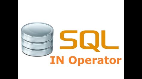 How To Use The In Operator In Sql Simplified Youtube