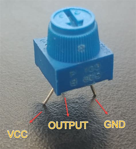 3 Pin Potentiometer Pinout