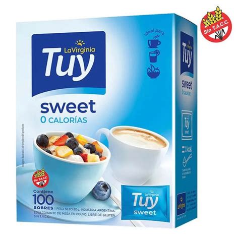 Tuy Sweet Tabletop Sweetener Powder Gluten Free 80 G 2 82 Oz 100 Count