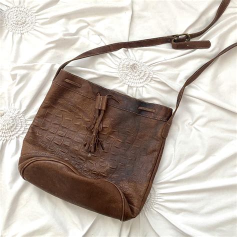 Brown Retro Bohemian Bag 🐇 Prettiest Bohemian Bag Depop