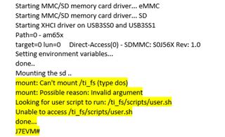 TDA VM Load QNX Image File System Failed Processors Forum Processors TI E E Support Forums