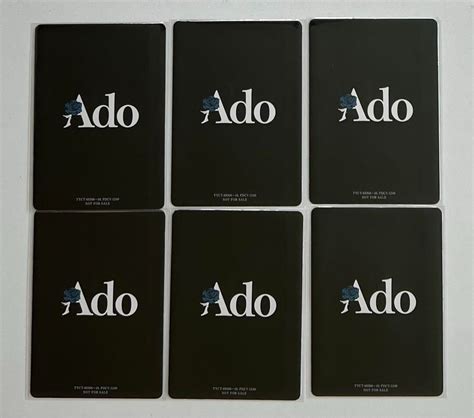 Ado Zanmu Trading Cards Complete Set Of 6 New Ebay