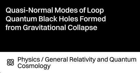 Quasi Normal Modes Of Loop Quantum Black Holes Formed From