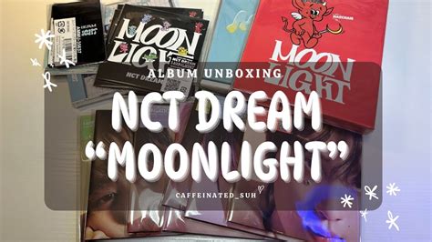 Nct Dream Moonlight Japanese Single Album Unboxing Youtube