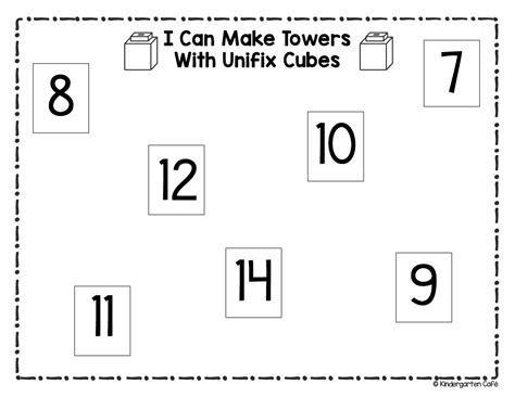 Snap Cube Number Sheets Teaching Mama Worksheets Library