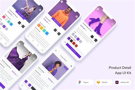 Product Detail App Ui Kit Graphic By Betush · Creative Fabrica