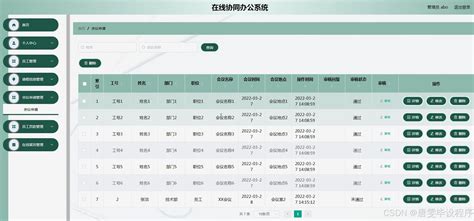 Springboot毕设 在线协同办公系统 程序论文基于springboot的企业协同办公系统 Csdn博客