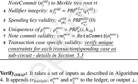 section 2 verify common constraints below 3 merkle path validity