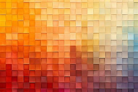 Premium Photo Abstract Geometric Pixel Square Tiled Mosaic Background