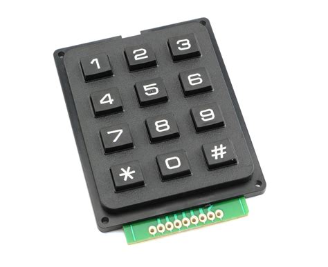 3x4 Matrix Array 12 Keys Keypad Module For Arduino