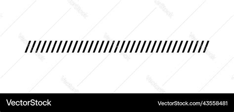 Slash Line Border With Diagonal Lines Angle Vector Image