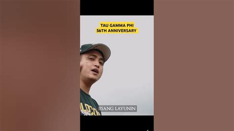 Isang Layunin Tau Gamma Phi Happy 56th Anniversary Triskelion