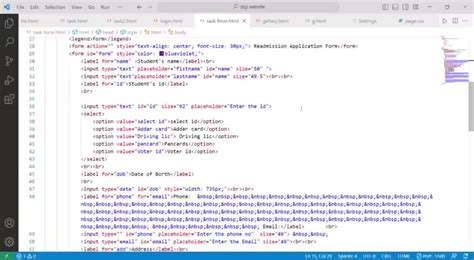 Amrish Kumar On Linkedin Form Created Using Html Only Jay Kashyap Himanshu Kashyap Digicoders