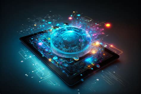 Artificial Intelligence Digital Tablet Generative Ai Stock