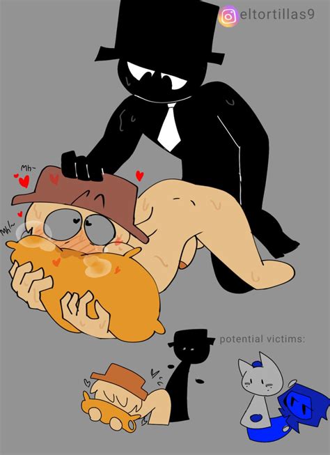 Rule 34 4boys Black Sprunki Black Body Blue Body Brown Body Cowboy