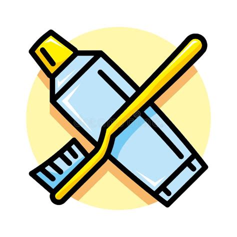 牙刷和牙膏图标 库存例证 插画 包括有 图标 医疗 抽象 背包 早晨 粘贴 塑料 健康 273297758