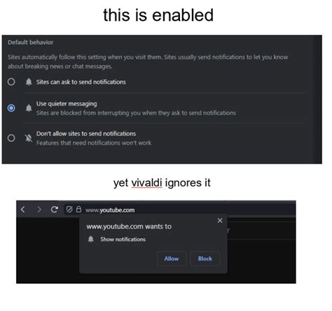 Vivaldi Ignoring Notification Settings Windows 11 Version 6 2 3105 54 R Vivaldibrowser