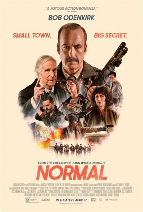 Normal Poster Pitches Odenkirk As Small Town Weapon Filmofilia