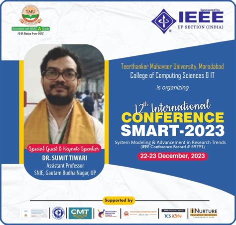 Dr Sumit Tiwari On Linkedin Internationalconference2023 University