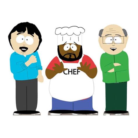 Randy Marsh Chef And Mr Garrison South Park Table Top Cardboard