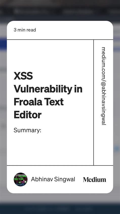 Abhinav Singwal On Linkedin Bugbounty Xss Cybersecurity Websecurity Vulnerability…