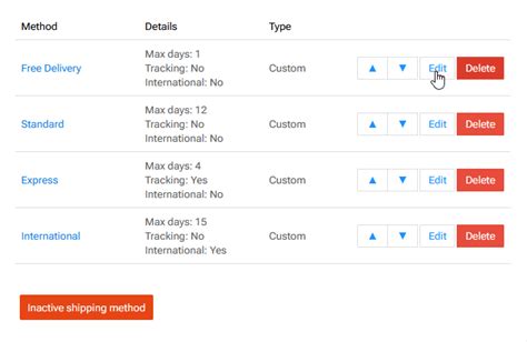 Set Pricing For A Custom Shipping Method Deconetwork Help