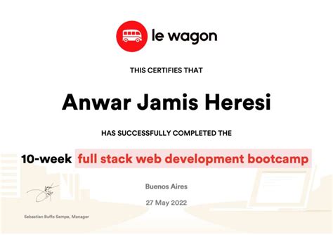 Anwar Jamis Heresi En Linkedin Webdev Lewagon Programming 17 Comentarios
