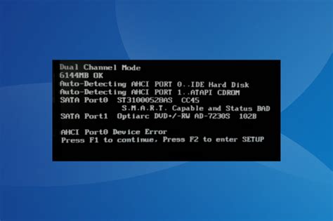 Ahci Port0 Device Error Solved
