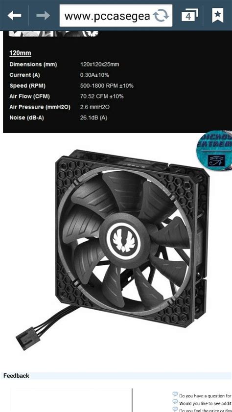 Bitfenix Computer Pc Case Fan 120mm Pc Components Pc Computer Pc Cases