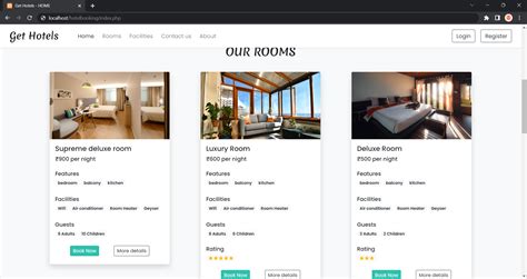 Github Iamey001hotel Booking Website A Fully Functional Hotel Booking Website Offering Users