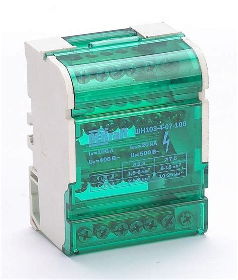 32017DEK Кросс-модуль на DIN-рейку 4х7 групп 100А ШН-103 SchE 32017DEK ...