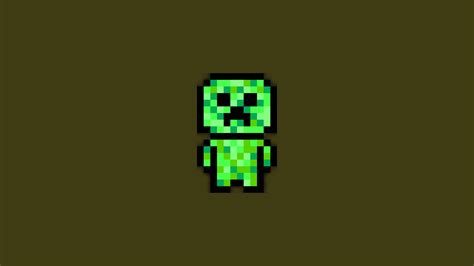 Download Minecraft Creeper Pixel Art Wallpaper