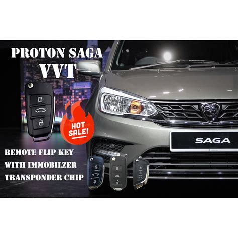 🔥new Flip Key Remote Proton Saga Vvt New Saga Shopee Malaysia