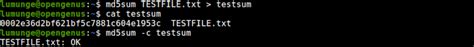 Md5sum And Sha256sum Commands In Linux
