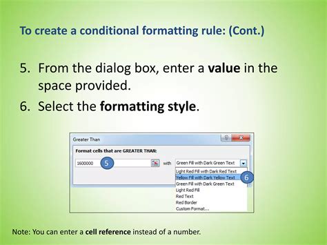 Conditional Formatting PPTX