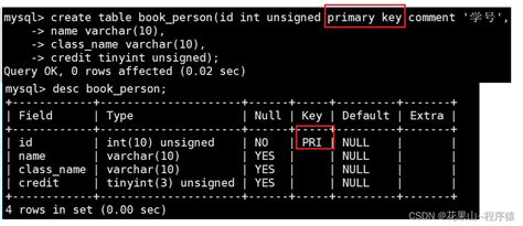 Mysql表约束基础 【default 主键 外键 唯一键】mysql Default Csdn博客