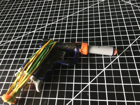 Nerf Silencerany Spring Front Loader With Dart Posts Removed 5
