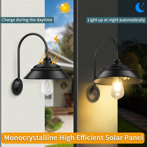 Rustic Exterior Lighting With Motion Outdoor Wall Light Rust Brown