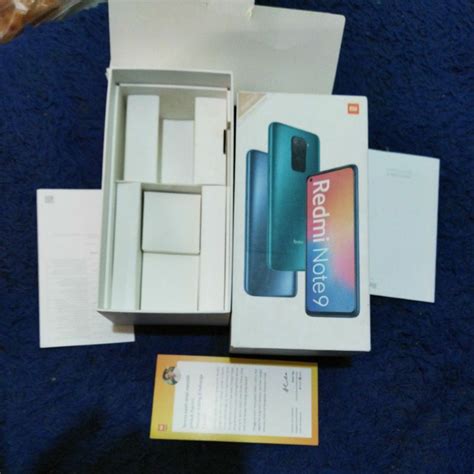Jual Dus Box Kotak Hp Xiaomi Redmi Note Original Bawaan Pabrik Shopee Indonesia