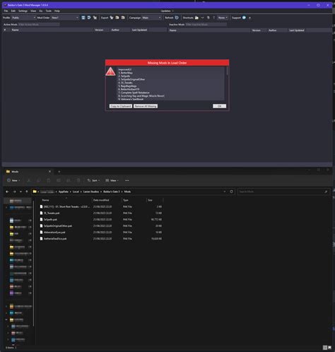 Bug Mod Manager Claims All Mods Are Gone After Refresh Issue 63 LaughingLeader