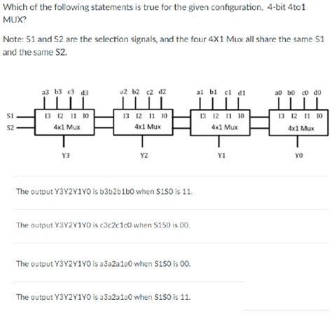 solved which of the following statements is true for the