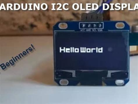 print text to oled display on arduino