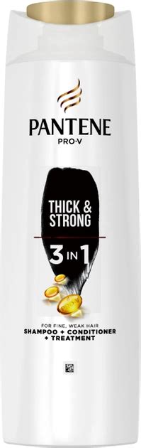 Шампунь Pantene Pro-V 3в1 Густые и крепкие 360 мл (8006540476727) – в ...