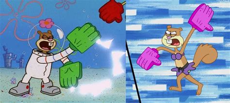 Sandy Cheeks Karate Gloves
